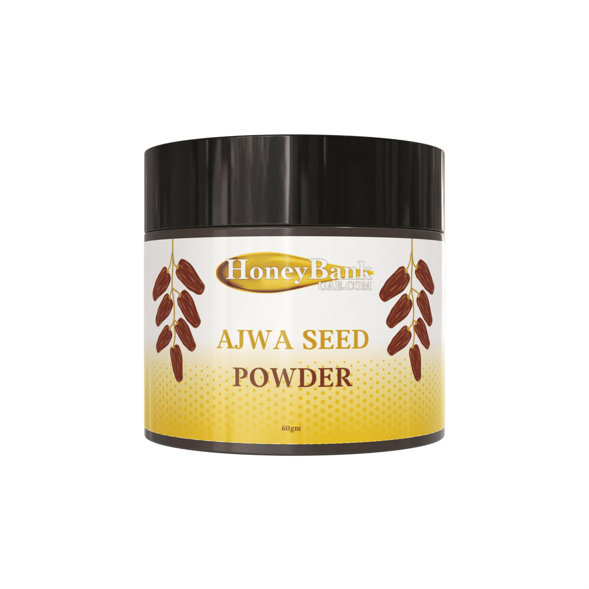Ajwa Dates Seeds Powder (60g) – honeybankuae